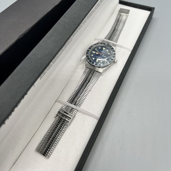 Timex | Accessories | Timex Q Timex Reissue 38mm Blue Dial Stainless ...